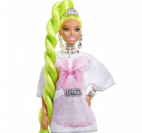 Кукла Barbie Экстра с неоновыми волосами HDJ44