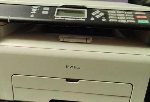 Принтер лазерный Ricoh sp212suw