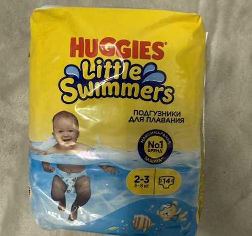 Подгузники для плавания huggies