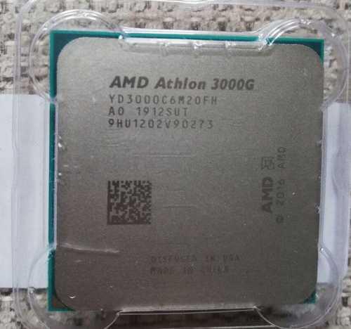 Процессор AM4 Athlon 3000G как новый