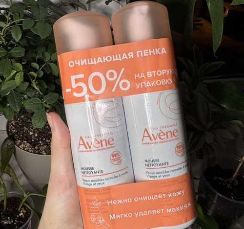 Новая пенка Avene eau thermale mousse nettoyante