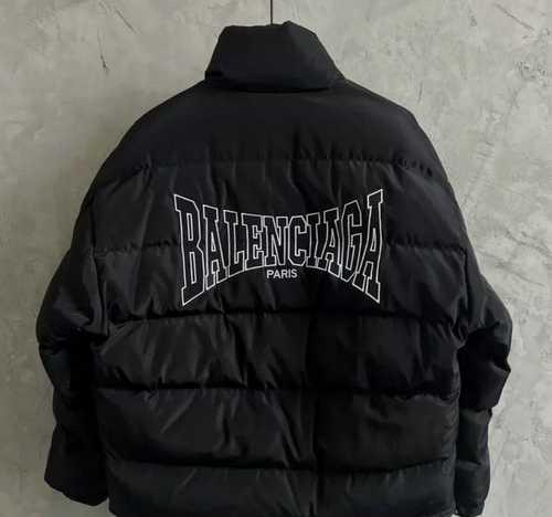 Пуховик Balenciaga 24FW Logo Puffer Long