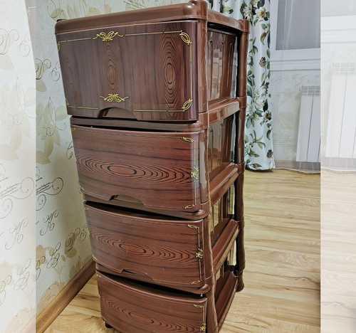 Комод секционный, пластиковый