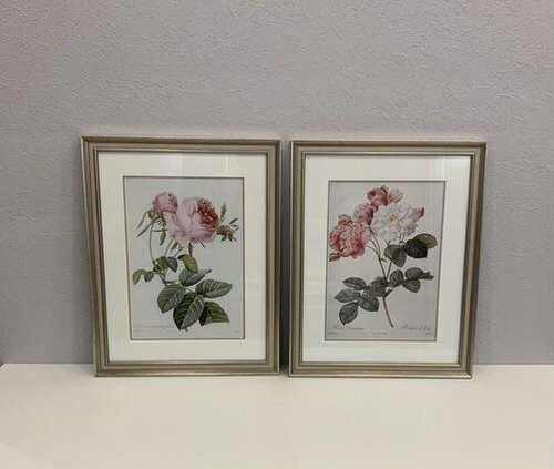 Картины пара цветы Lehome размер 46.6х58.6