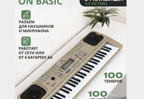 Синтезатор ON Basic 54 клавиши, silver