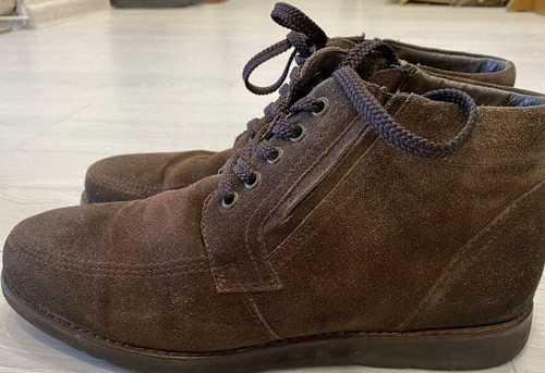 Мужские зимние коричневые ботинки Calipso