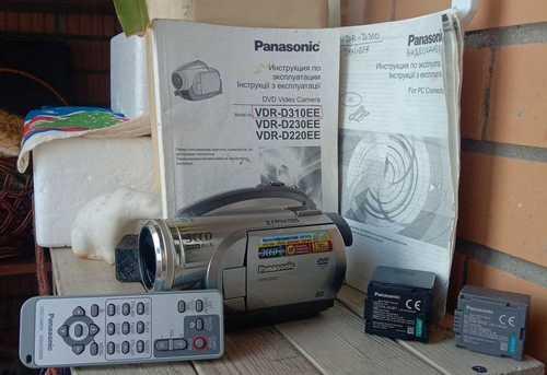 Продам видеокамеру panasonic VDR-D310EE