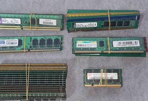 Оперативная память Sodimm/Dimm DDR3/DDR4 2/4/8 Гб