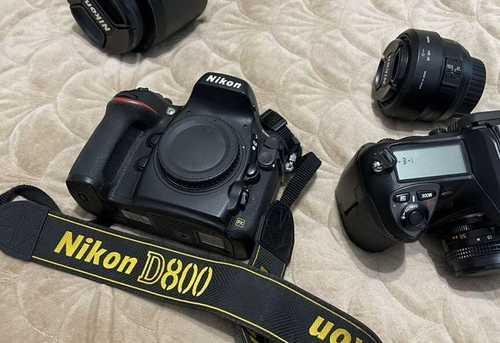 Зеркальный фотоаппарат nikon d800