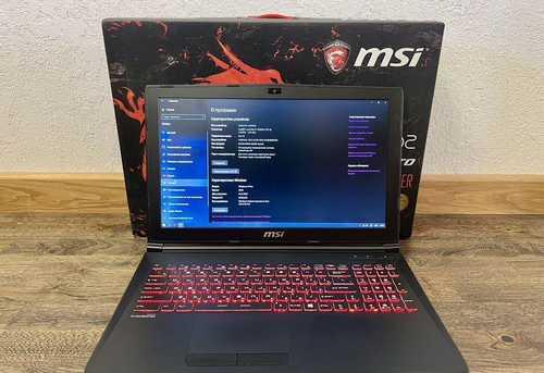 Игровой ноутбук msi GP62 Leopard Pro