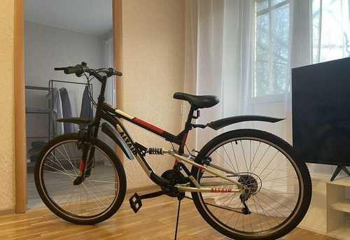 Новый Велосипед Altair MTB FS 26 16" черный
