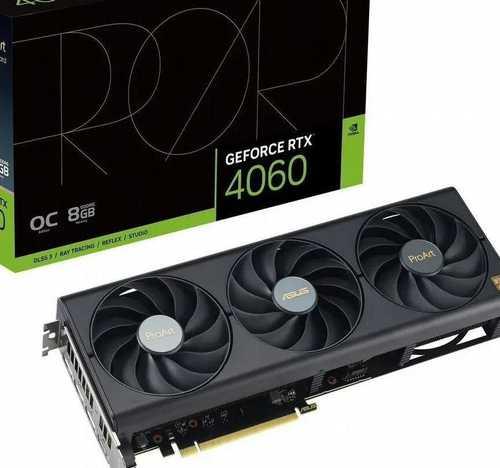 Видеокарта asus nvidia GeForce RTX 4060 proart