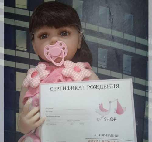 Кукла Реборн силиконовая девочка