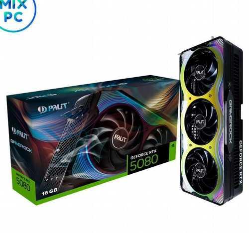 Видеокарта RTX5080 16GB Palit gamerock NE75080019T2-GB2030G