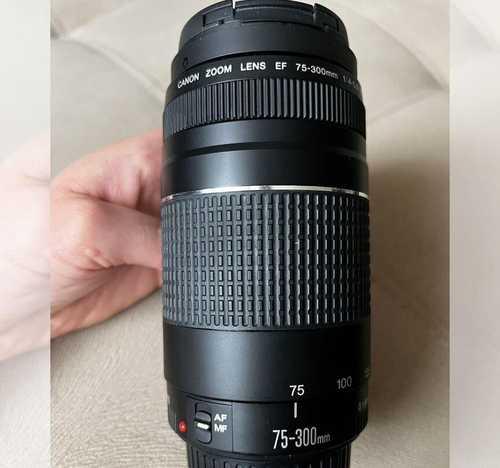 Объектив canon zoom lens ef 75-300mm 1 4-5.6 III