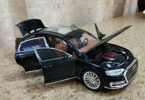 Коллекционная модель audi a8 в масштабе 1:24