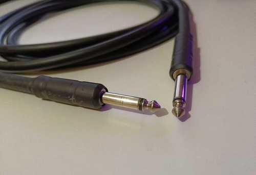 Гитарный инструментальный кабель jack 6.3