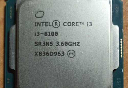 Процессор intel core i3 8100