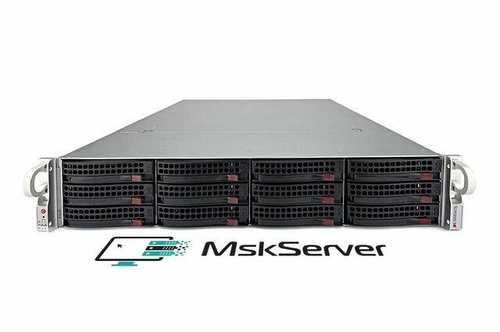 Сервер Supermicro 6028R-e1cr12t 2x E5-2696v4 256Gb