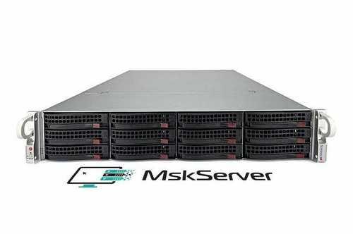 Сервер Supermicro 6028R-e1cr12t 2x E5-2696v4 256Gb