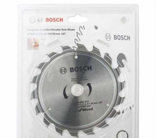 Диск пильный Bosch ECO wood 160x20/16-18T