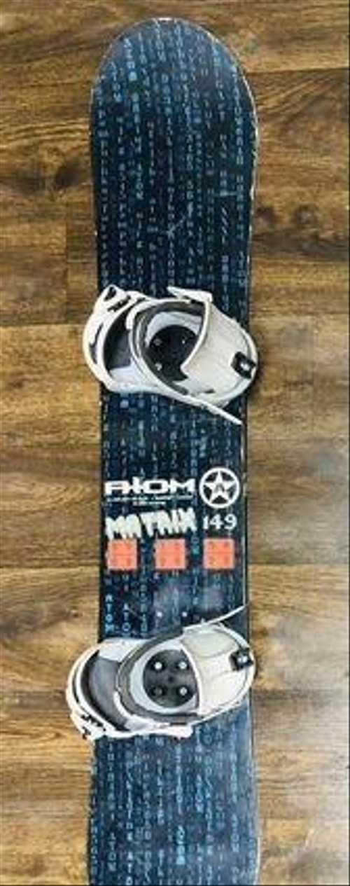 Сноуборд Atom Matrix 149 + крепы Snow Pro M