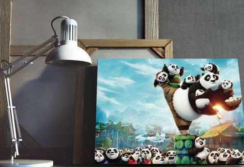 Картина Панда на холсте
