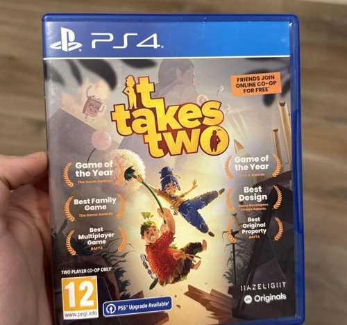 It takes two ps4 диск