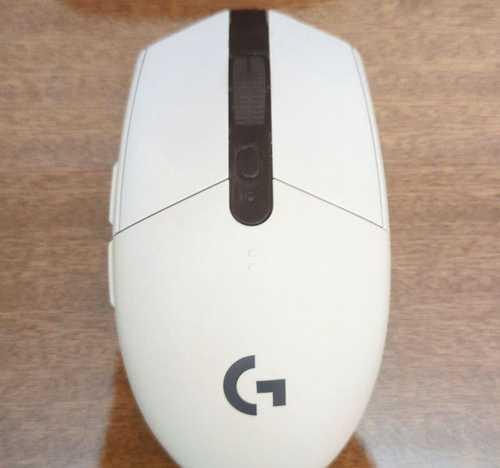 Беспроводная logitech g305(g304) Белая