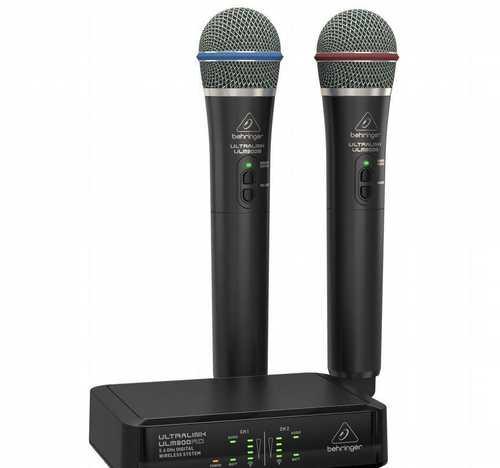 Behringer ULM302MIC, цифровая беспроводная система с двумя ручными микрофонами