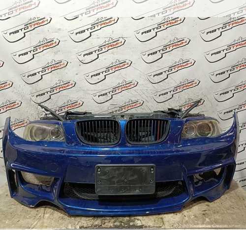 Nosecut BMW 1-series E81 E82 E87 E88 2 модель M-tech 51117837420 синий KA9261