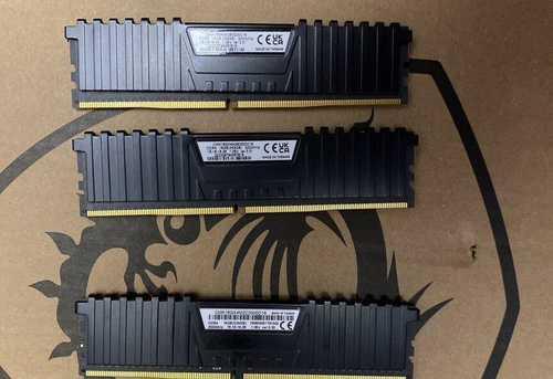 Сorsair Vengeance DDR4 8x4 32гб 3000 мгц