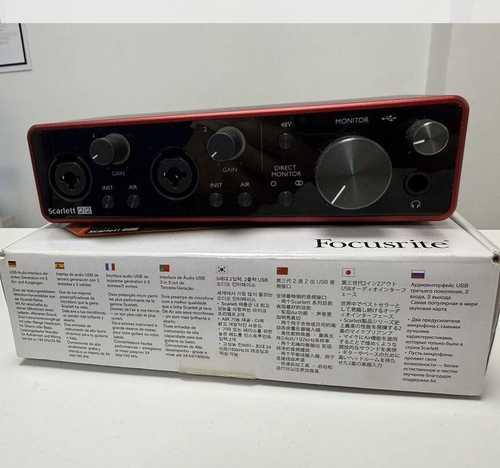 Звуковая карта Focusrite scarlett 2i2 3rd gen