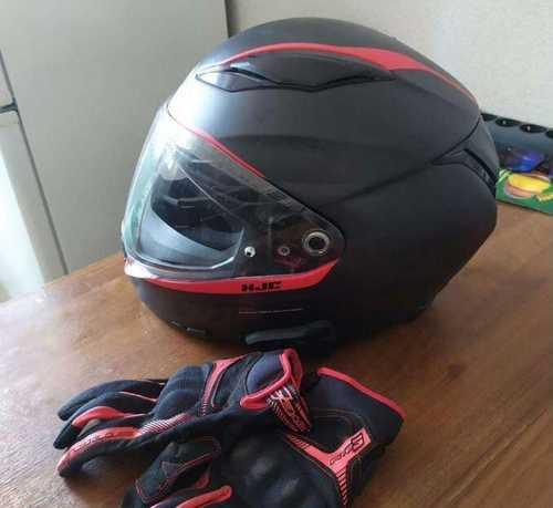 Шлем для мотоцикла HJC F70 с родной гарнитурой