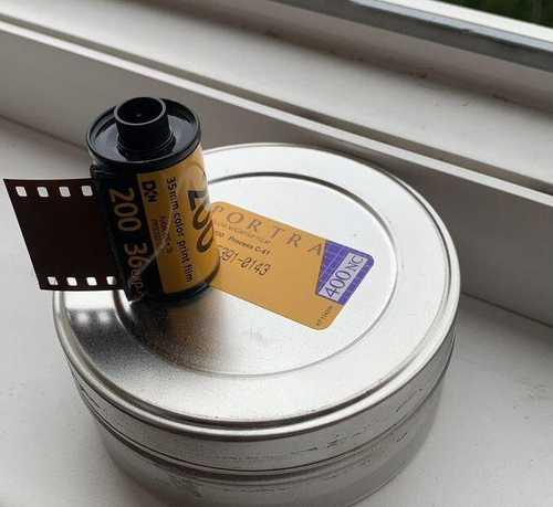 Цветная фотоаленка Kodak portra 400nc