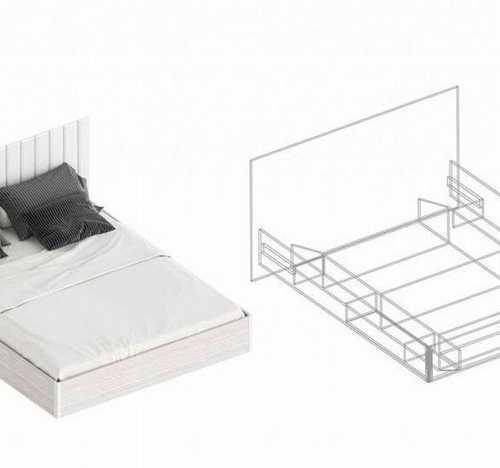 Кровать «Александрия» 1,6 са-28 1762х2049х970