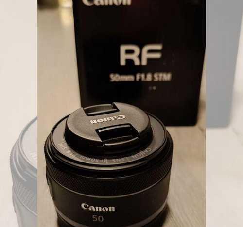 Объектив Canon RF 50mm F1.8 STM, черный