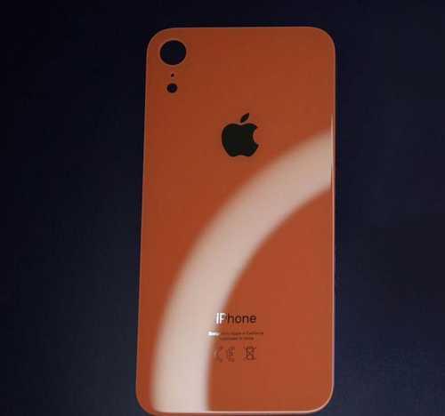 Задняя крышка iPhone XR коралловый, узкий, EU