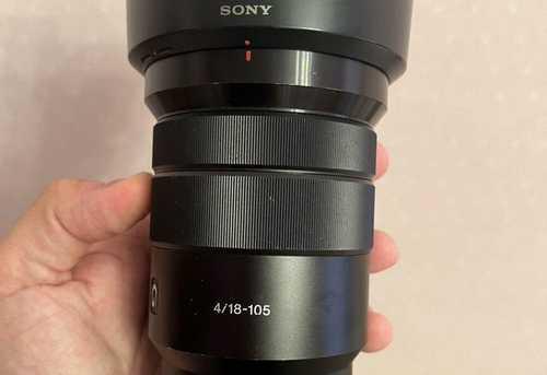 Объектив Sony 18-105mm f/4G OSS PZE selp18105G