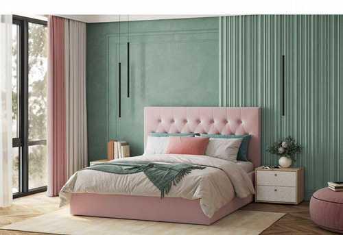 Кровать Раверти-Floor 180 Velvet Pink
