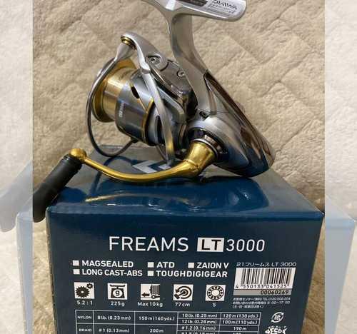 Катушка daiwa 21 freams LT 3000