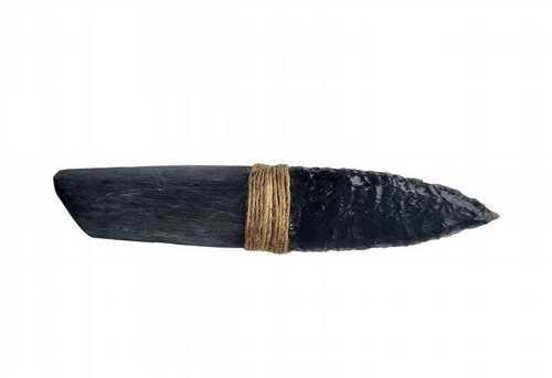 Ритуальный нож Атам из окаменелого дерева 293