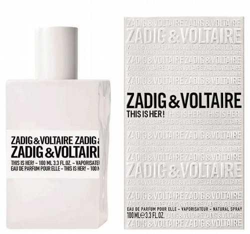 Духи zadig&voltaire This Is Her 100 ml