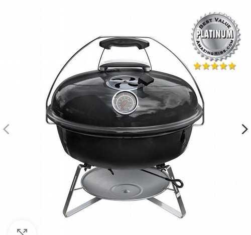 Угольный гриль sns travel kettle 47 см черный