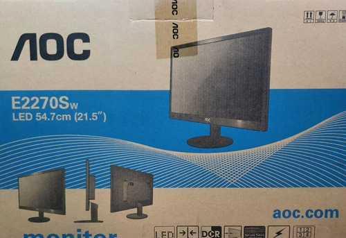 Монитор AOC E2270swhn черный\VGA, hdmi