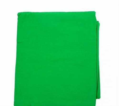 Фон муслиновый зеленый хромакей 3*3м Raylab BC01