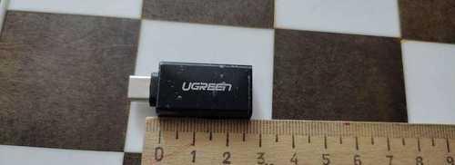 Адаптер ugreen Type-C - USB 3.0 (папа - мама)