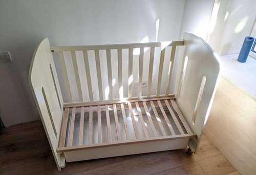 Детская кроватка micuna с матрасом