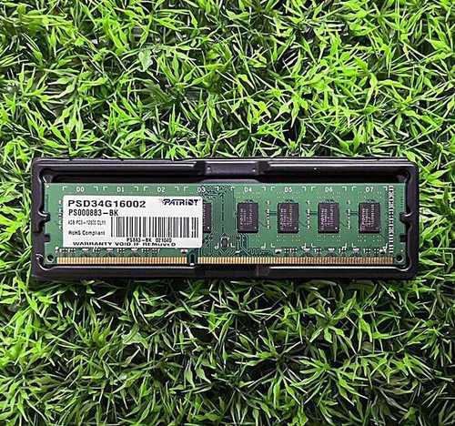 Оперативная память Patriot DDR3 4Gb 1600Mhz