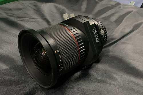 Samyang 24 Tilt shift EF Canon